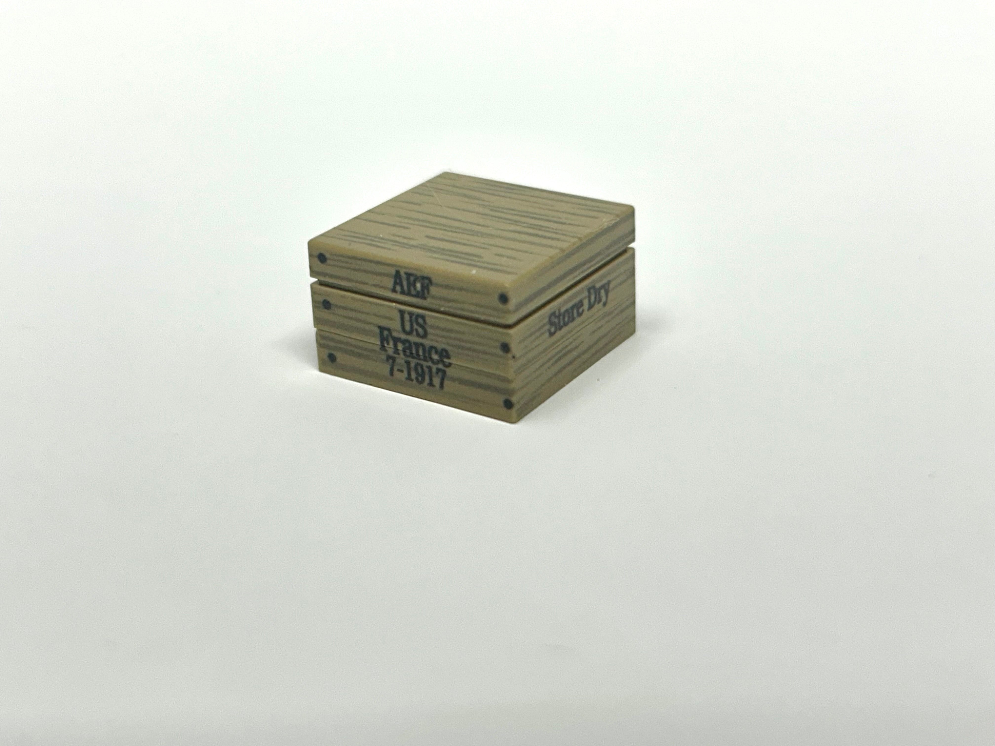 WW1 Allied Expeditionary Force Crate Marked France 1917 – Panzer Bricklabs