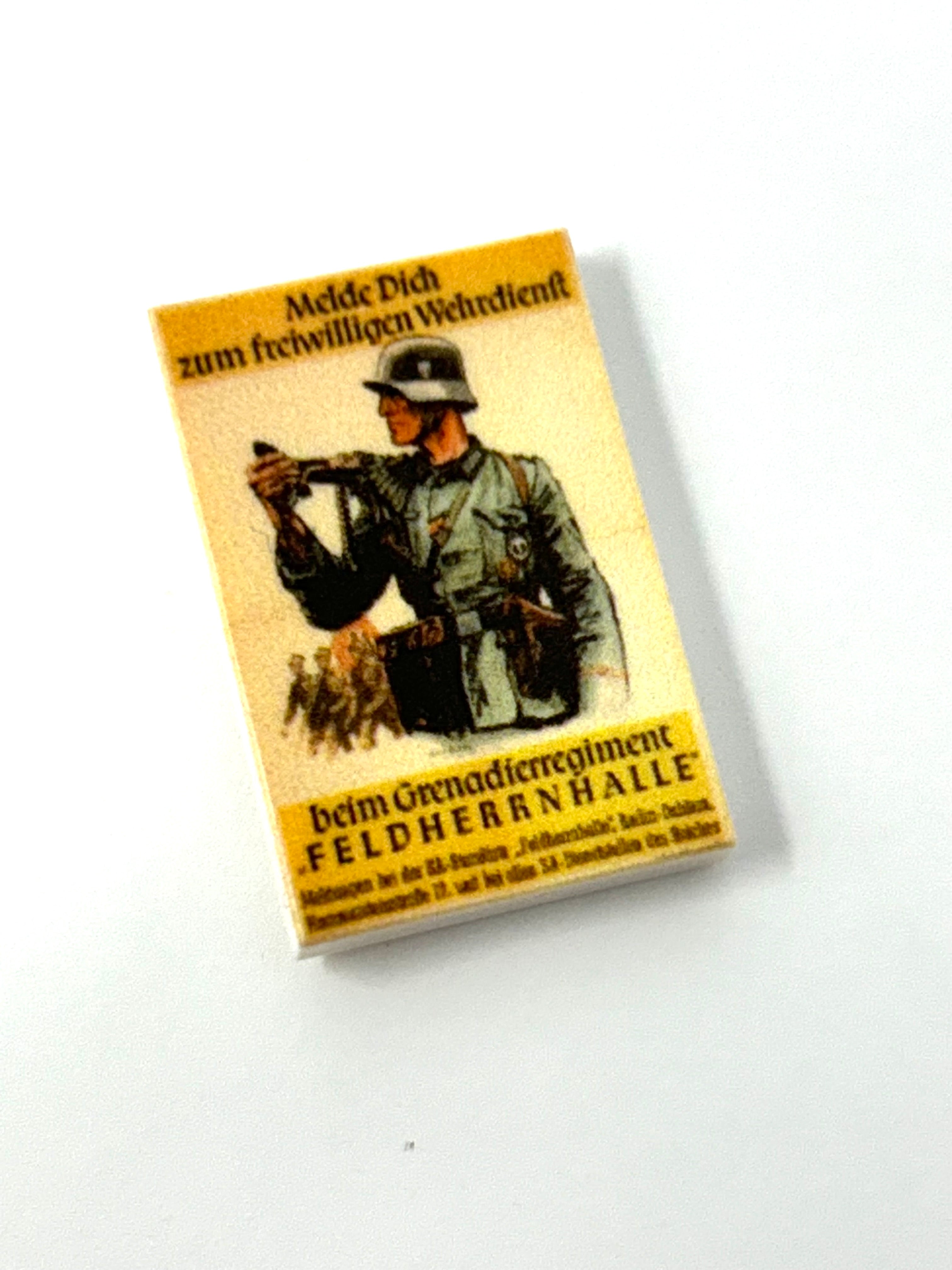 German WW2 Recruiting poster 146 – Panzer Bricklabs