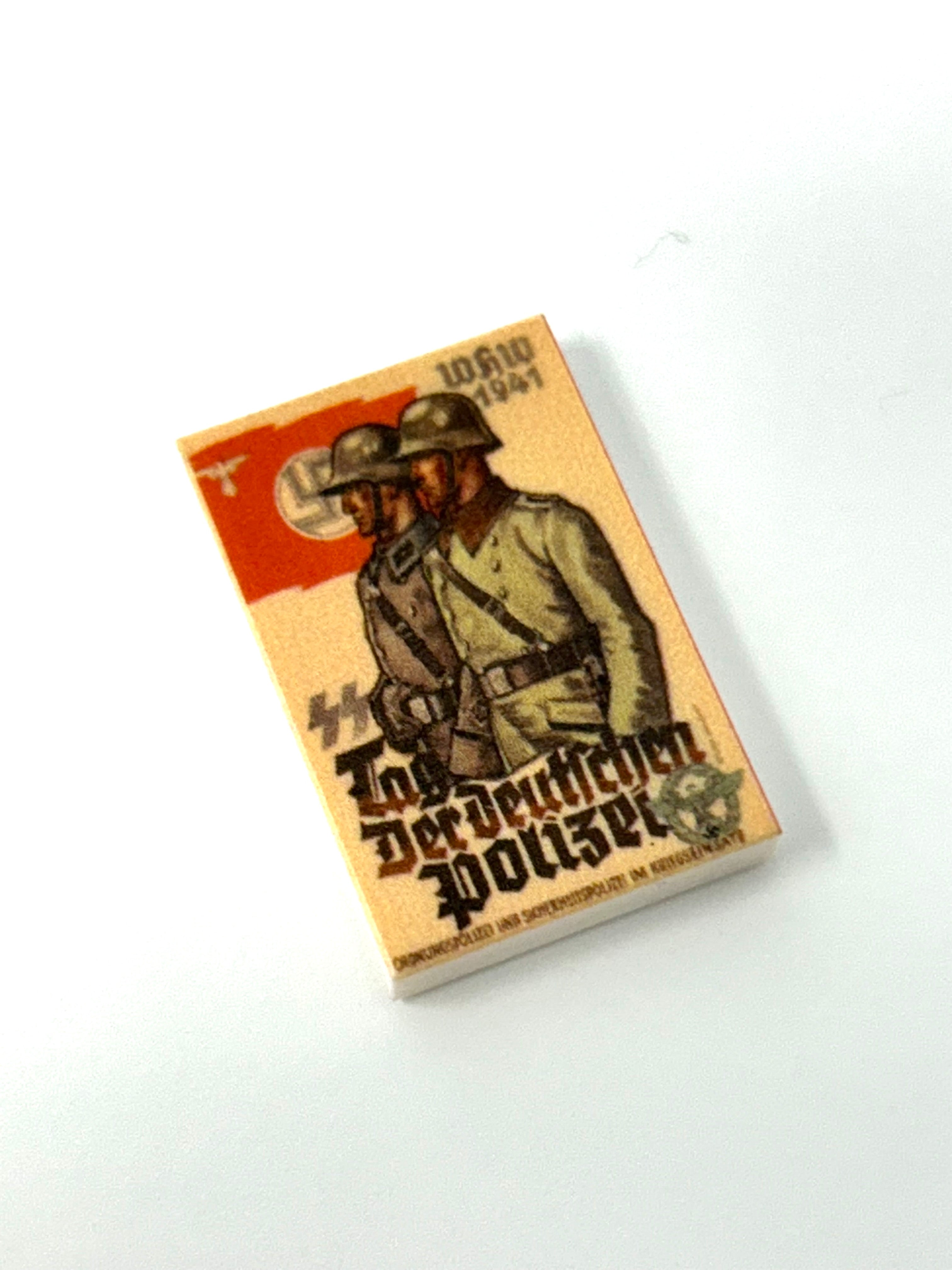 German WW2 poster German police day 157 – Panzer Bricklabs