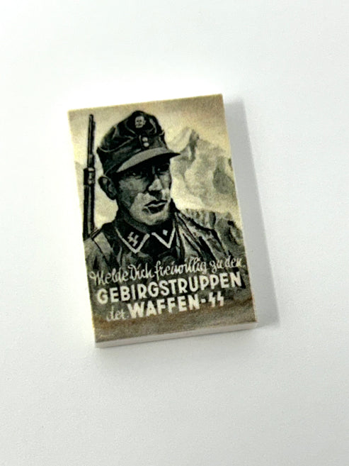 German WW2 Poster - Recruiting | #162 – Panzer Bricklabs