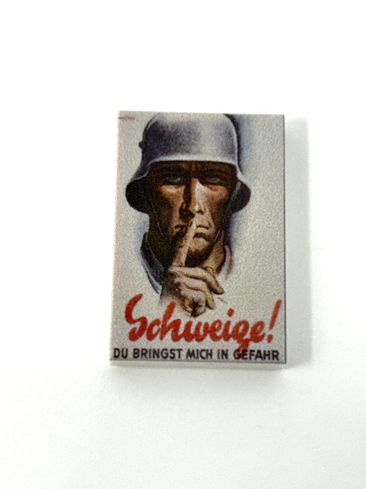 German WW2 Poster - Silence | #170 – Panzer Bricklabs