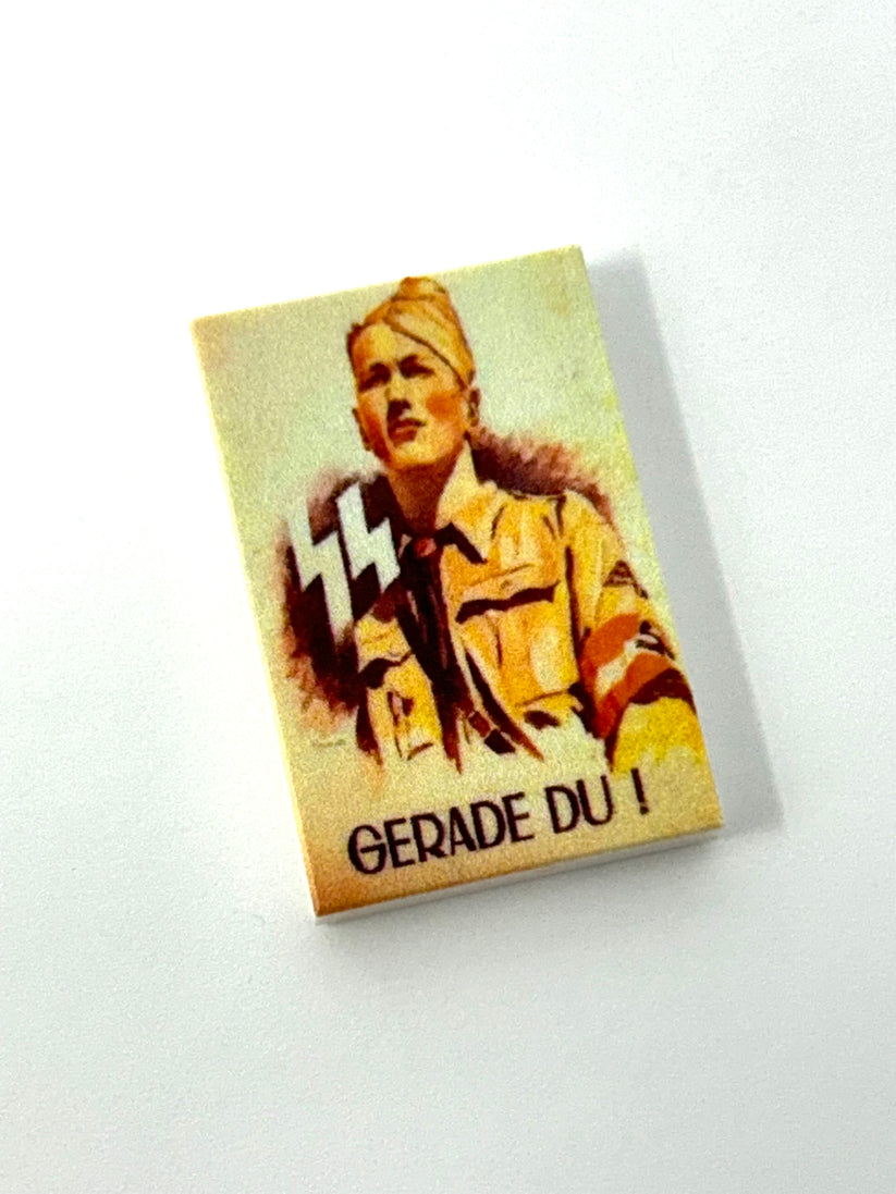 German WW2 Poster - Recruiting | #171 – Panzer Bricklabs