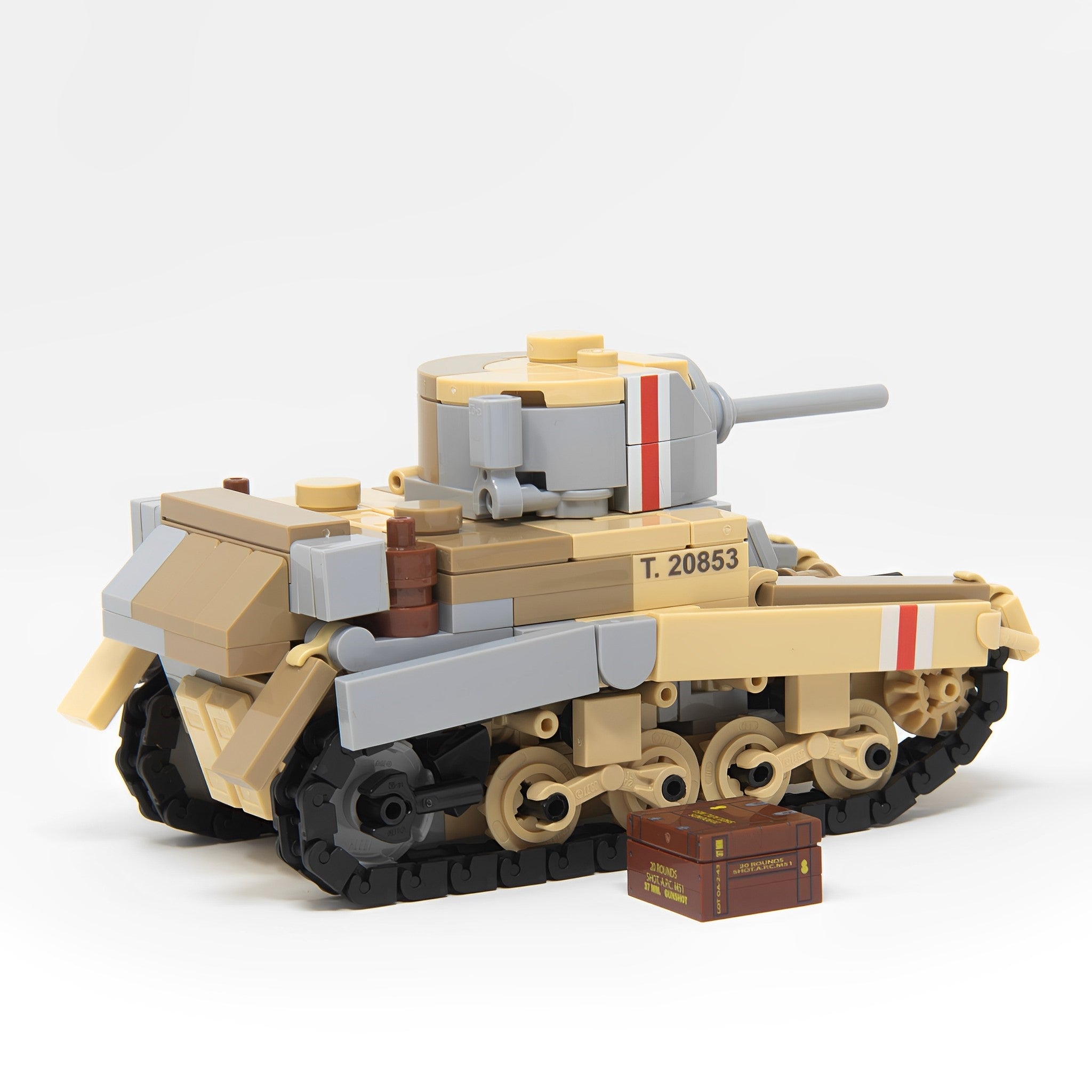 Stuart Mk. III (M3A1) - North Africa | 1:45 Scale. – Panzer Bricklabs