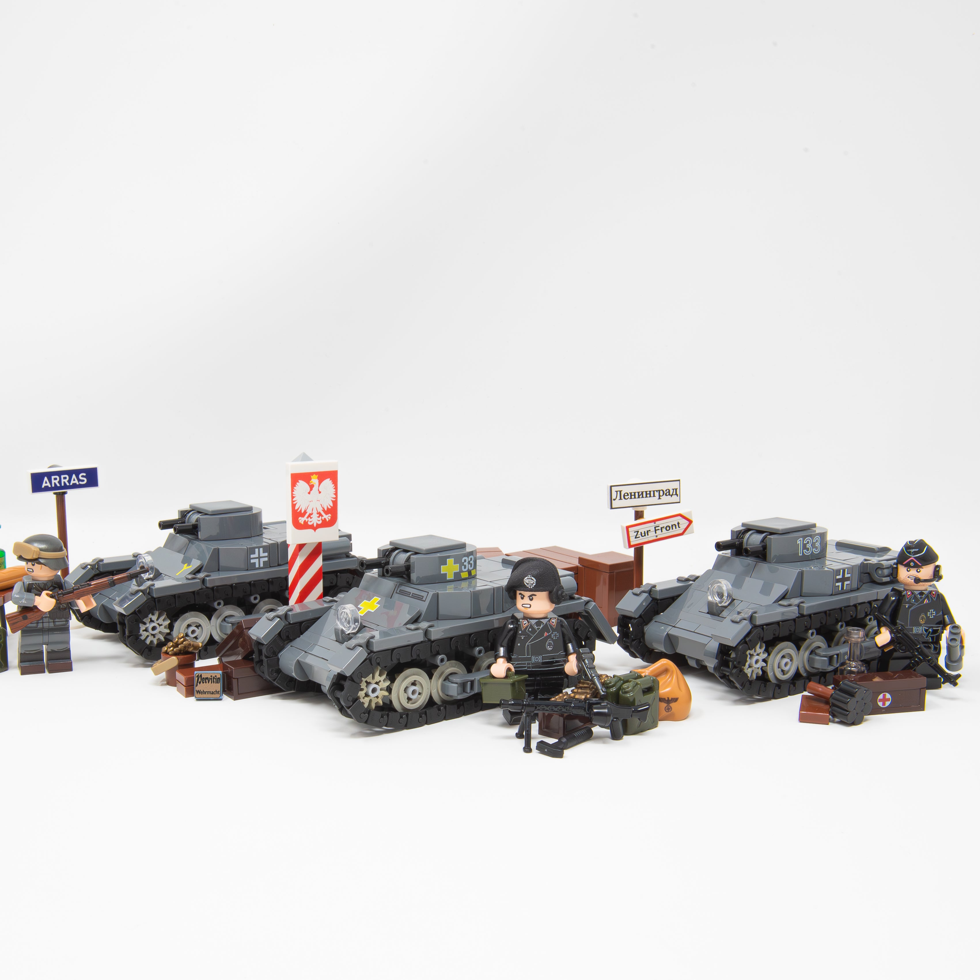 All Vehicle Kits | 1:45 – Panzer Bricklabs