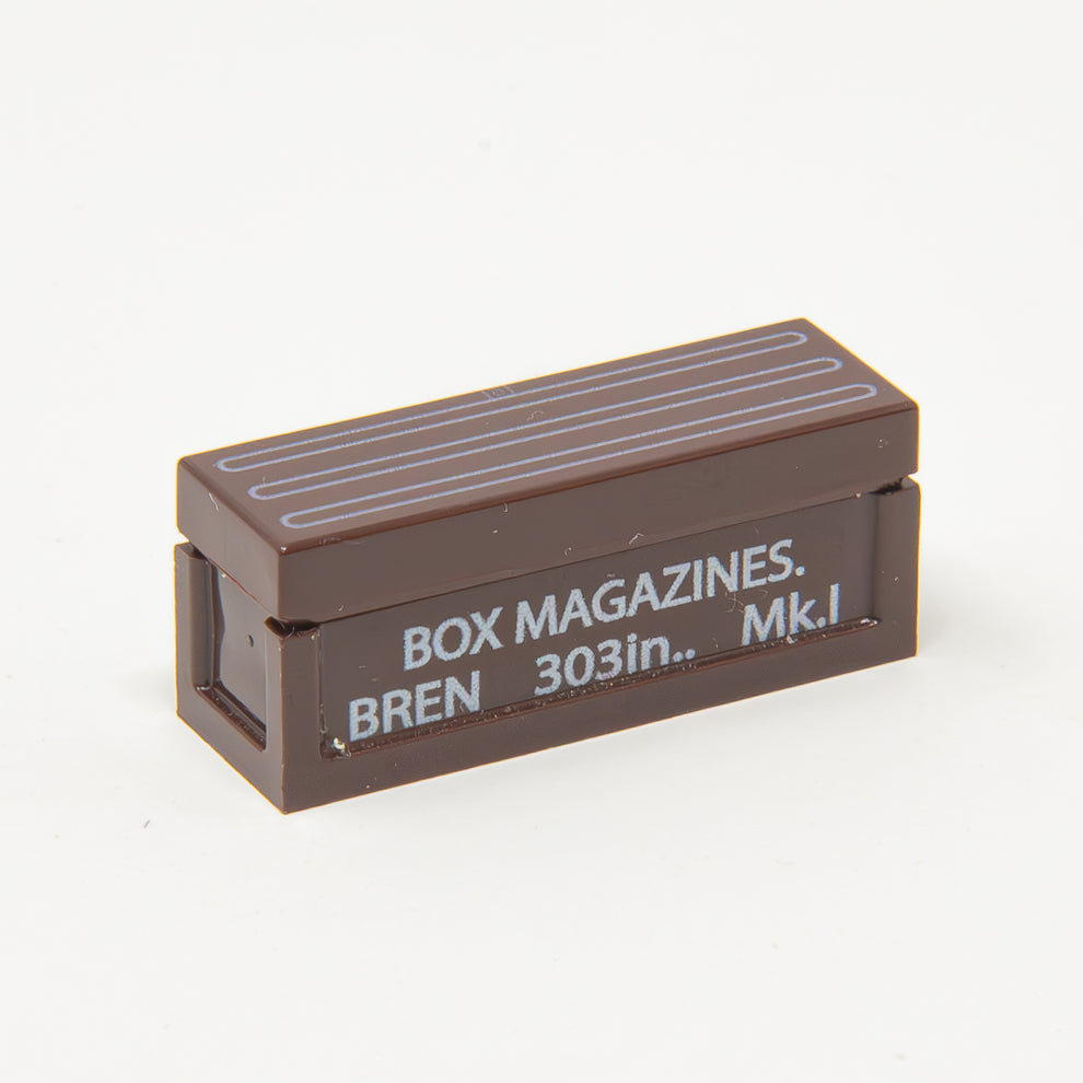 WW2 British Crate - Bren Box Magazines – Panzer Bricklabs