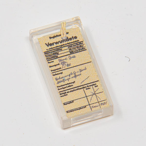 WW2 German Medical Tag Walking Wounded – Panzer Bricklabs