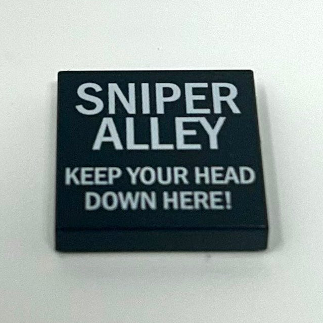WW1 Sign Sniper Alley – Panzer Bricklabs